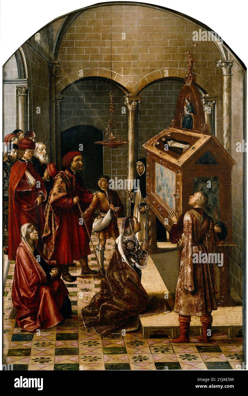 Pedro Berruguete / 'Tomb of Saint Peter Martyr', 1493-1499, Spanish ...