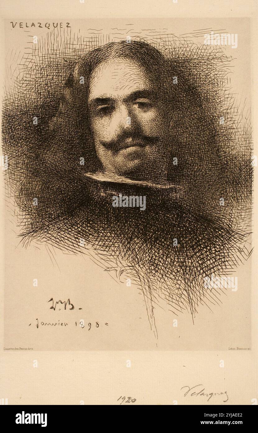 Léon Bonnat / 'Self-portrait of Velazquez', 1898, French School ...
