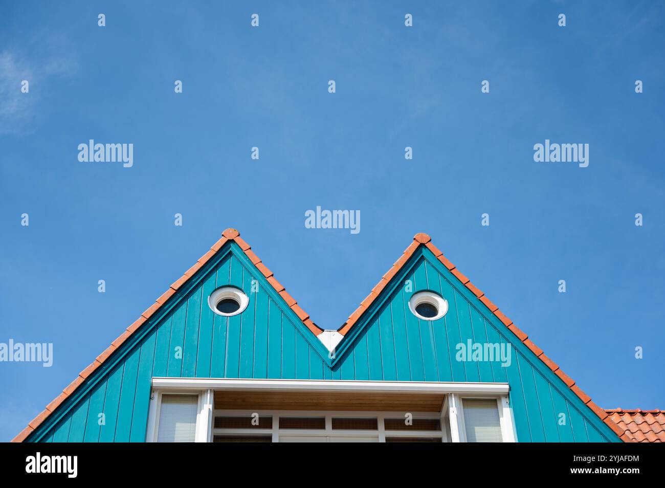 Windows house blue sky hi-res stock photography and images - Alamy