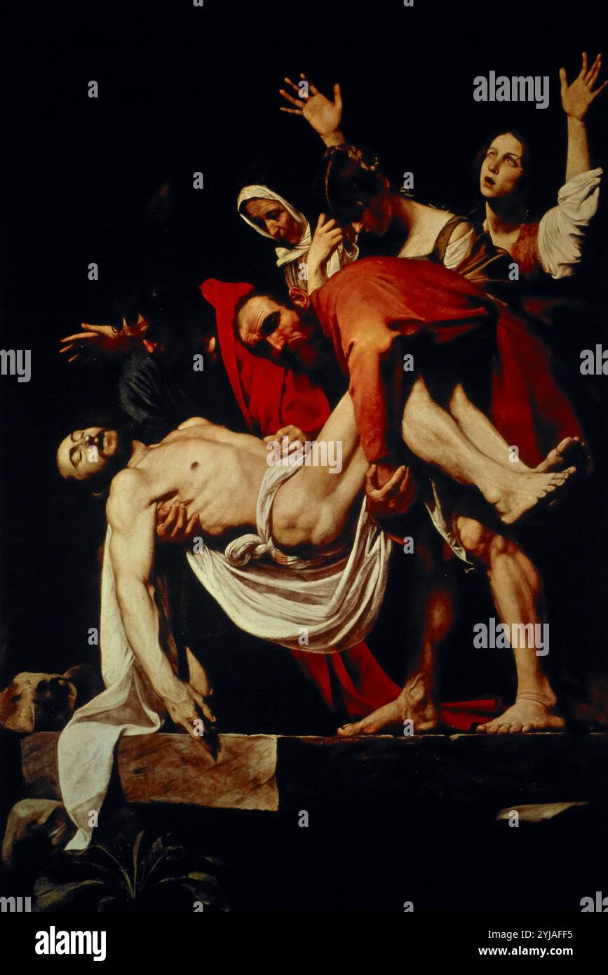 The entombment of christ caravaggio hi-res stock photography and images ...