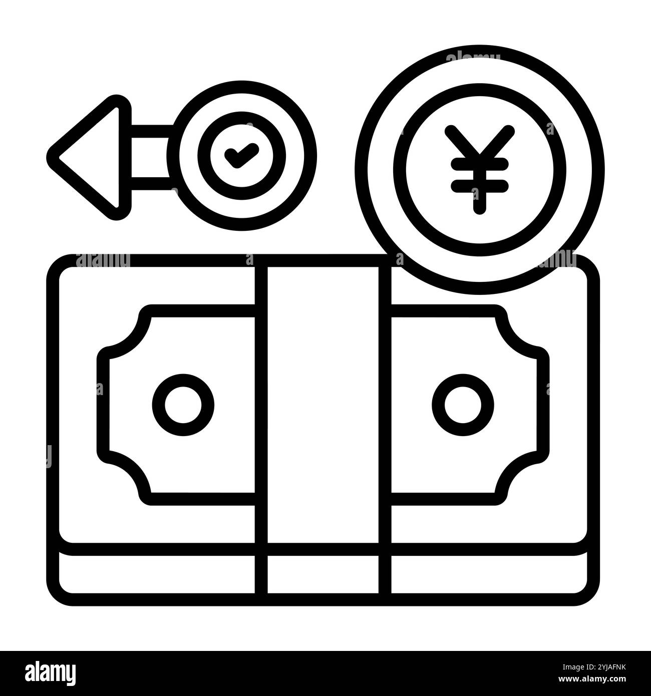 Money falling business finance concept Black and White Stock Photos ...