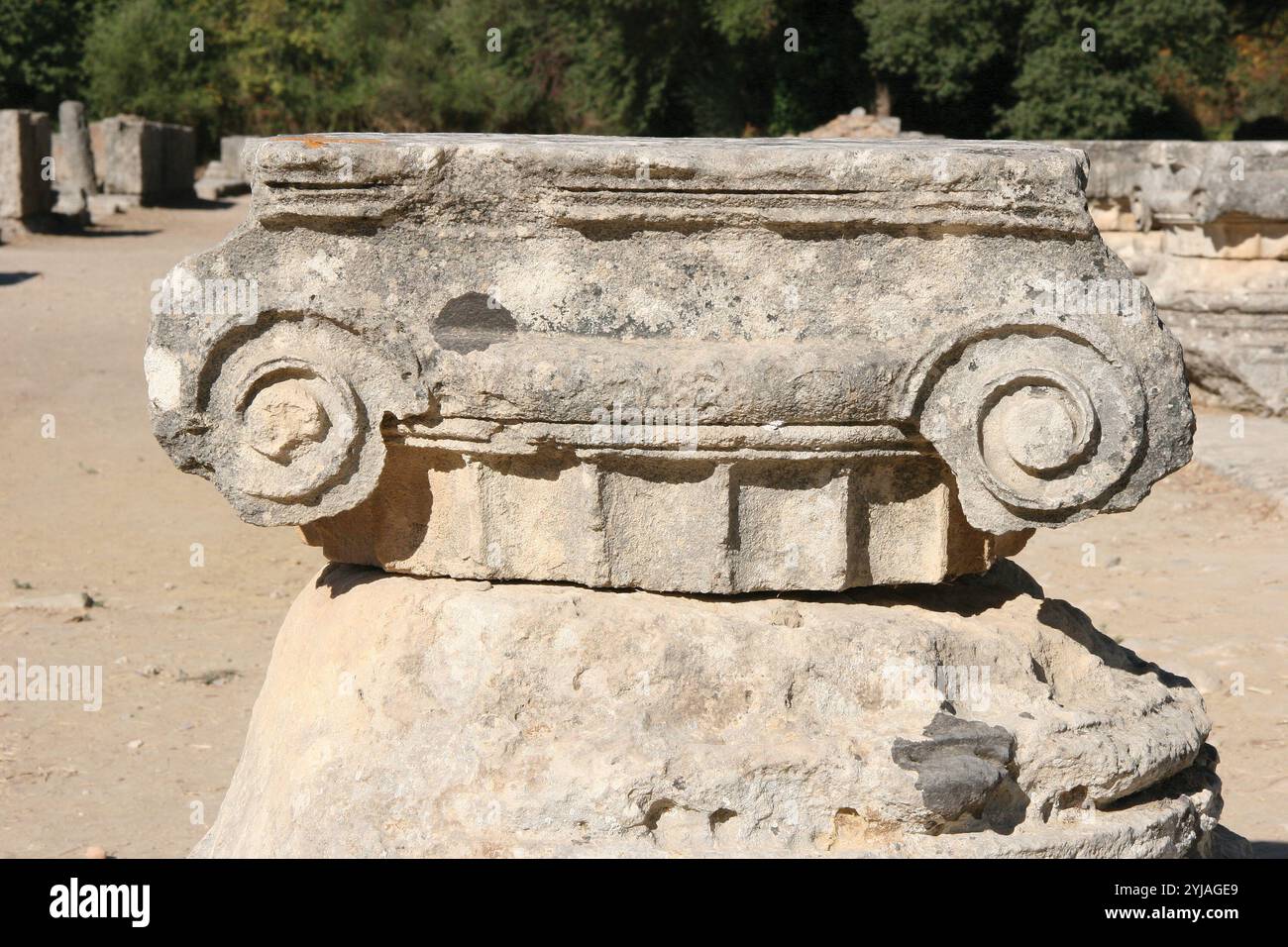 Olympya. The Leonidaion. It was constructed around 330 BCE Remains of ...