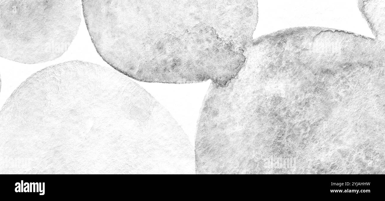 Abstract watercolor texture featuring overlapping gray and white ...