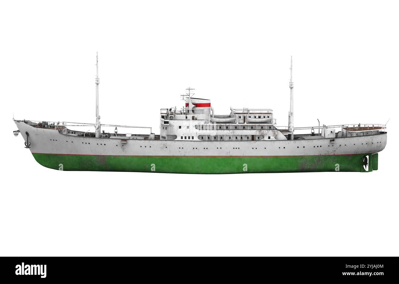 Fishing Ship Isolated Stock Photo - Alamy