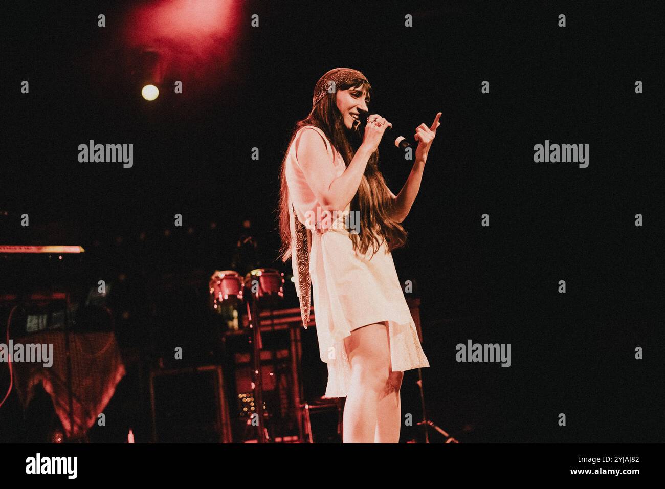 Copenhagen, Denmark. 13th Nov, 2024. The Palestinian singer Lina Makoul ...