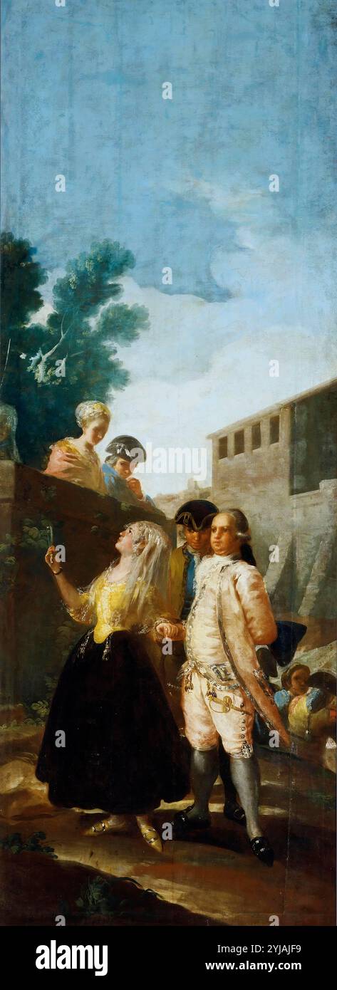 Francisco de Goya y Lucientes / 'The Soldier and the Lady', 1779 ...