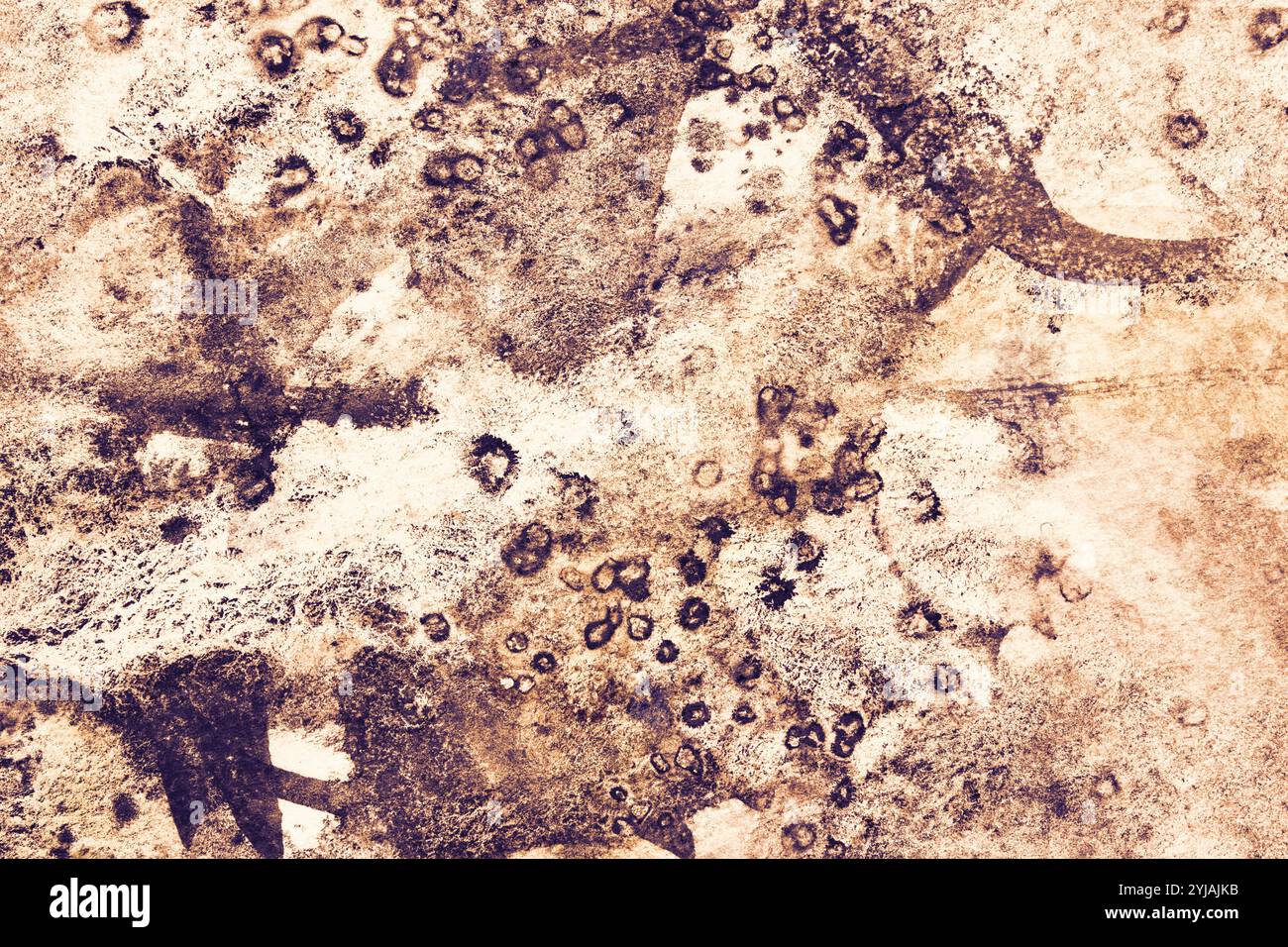 Abstract grunge texture with rustic patterns and organic spots for ...