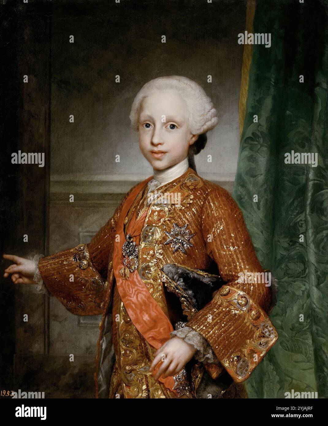 Anton Rafael Mengs / 'Infante Francisco Javier of Spain', 1767, German ...