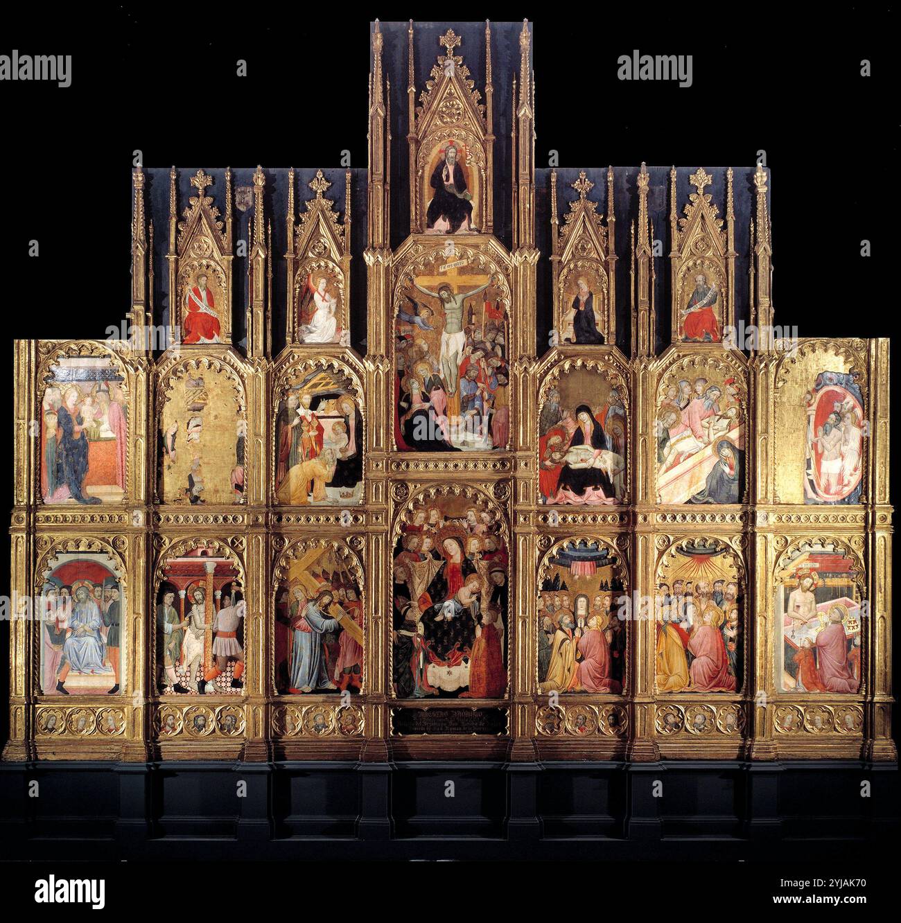Juan Rodríguez de Toledo / 'Altarpiece of Archbishop Sancho de Rojas', 1415-1420, Spanish School ...