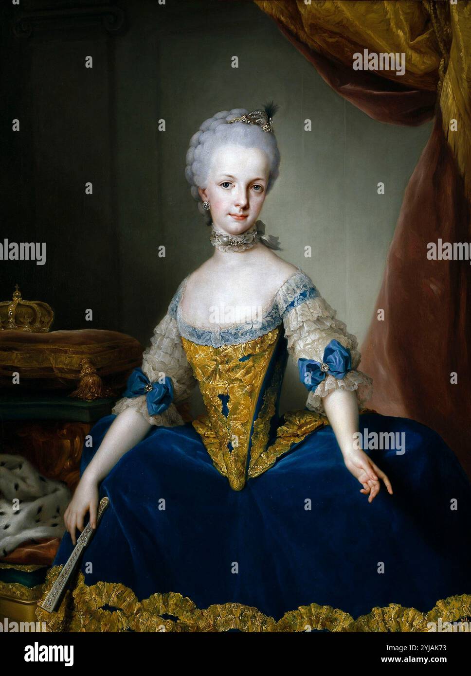 Anton Rafael Mengs / 'Archduchess Maria Josepha of Austria', ca. 1767 ...