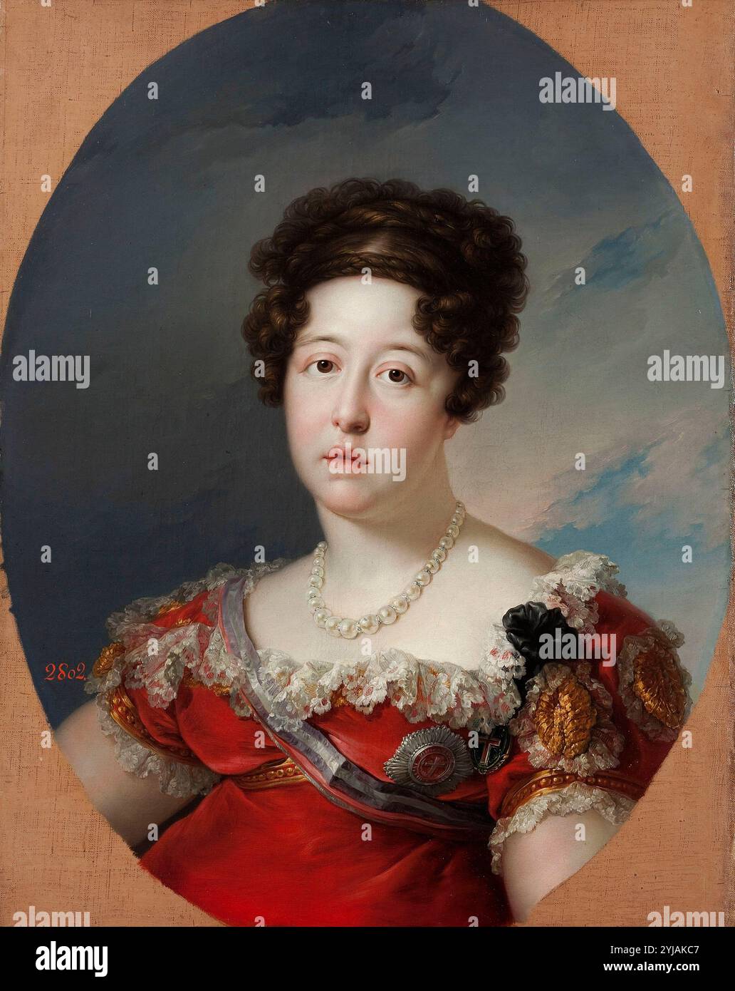 Vicente López Portaña / 'Maria Isabel of Braganza, Queen of Spain', ca ...