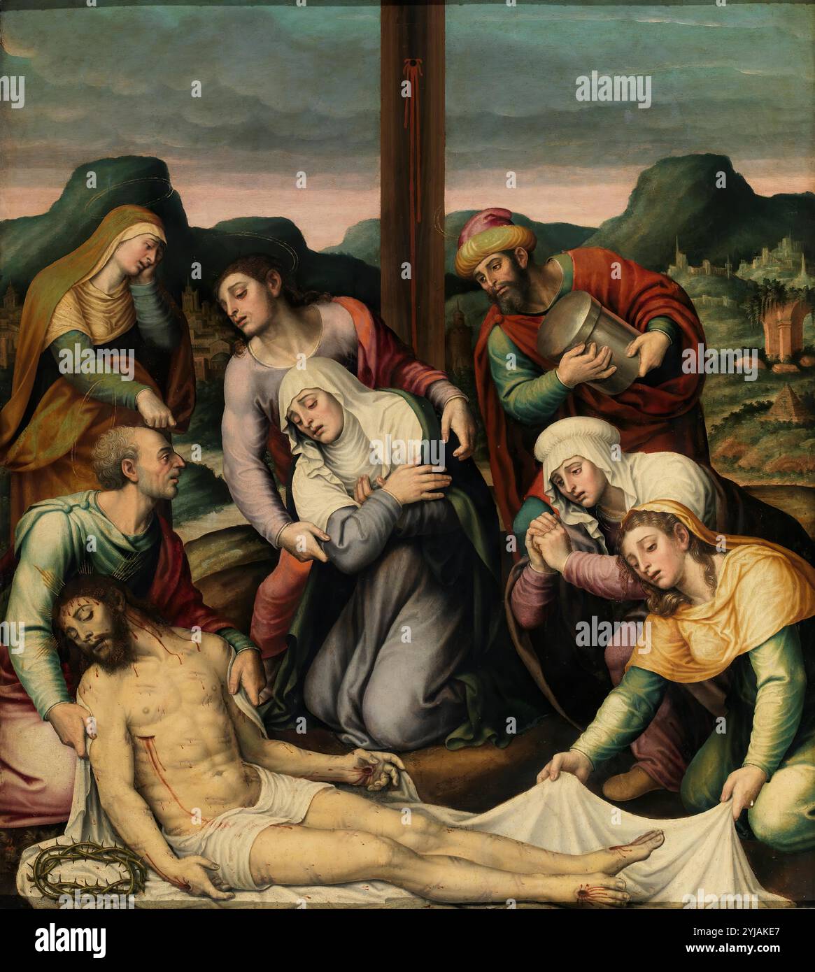 Vicente Macip Comes / 'The Descent from the Cross', 16th century ...