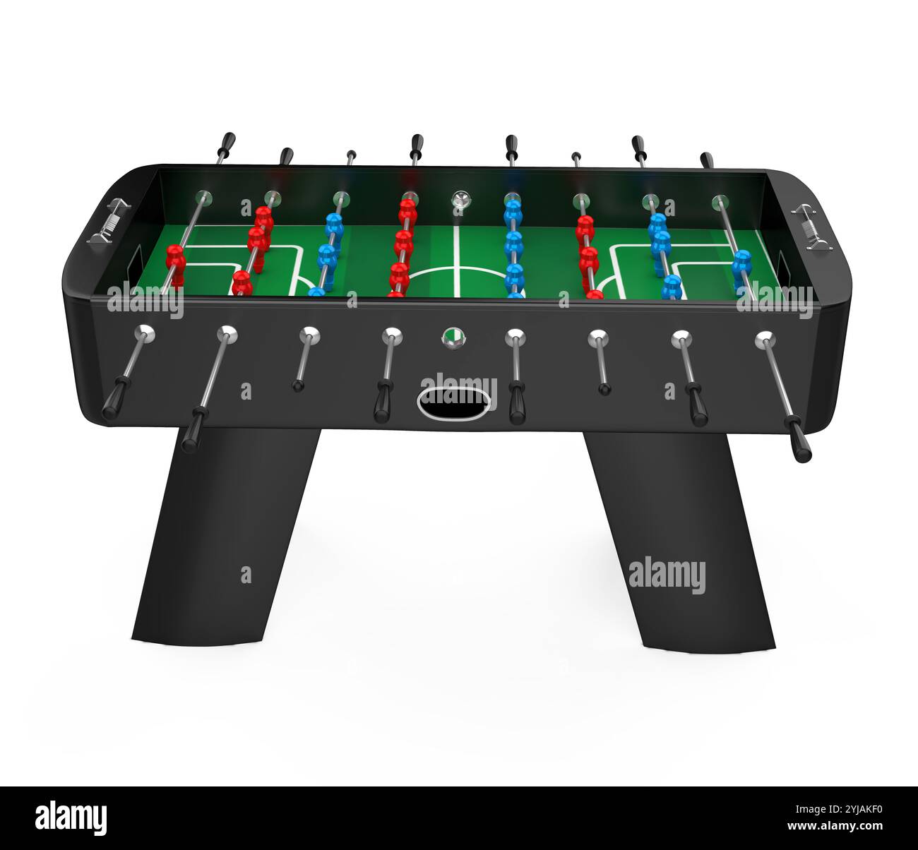 Foosball Soccer Table Game Isolated Stock Photo - Alamy