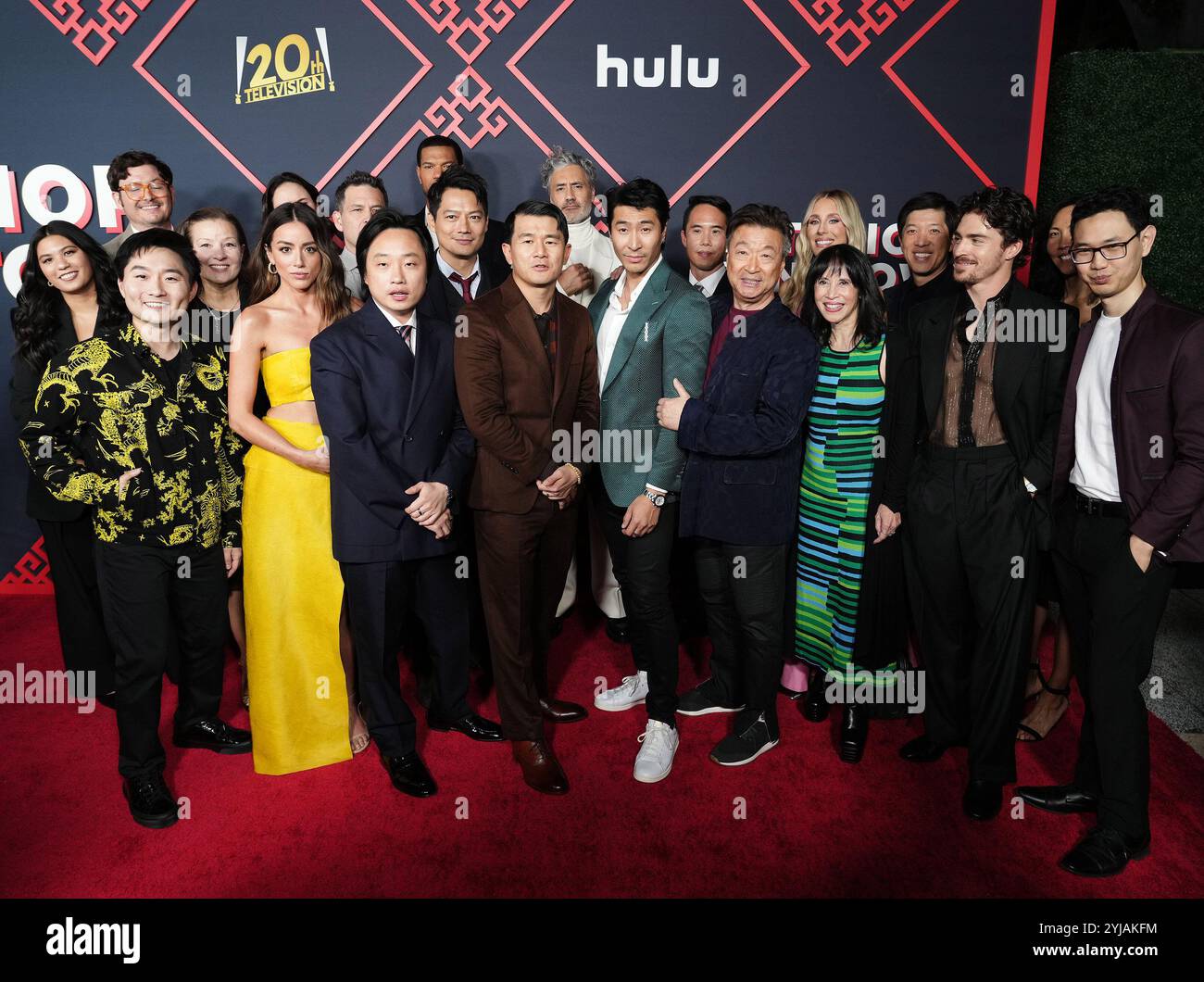 Los Angeles, USA. 13th Nov, 2024. (L-R) INTERIOR CHINATOWN Cast & Crew ...