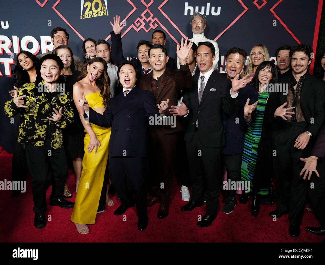 Los Angeles, USA. 13th Nov, 2024. (L-R) INTERIOR CHINATOWN Cast & Crew ...