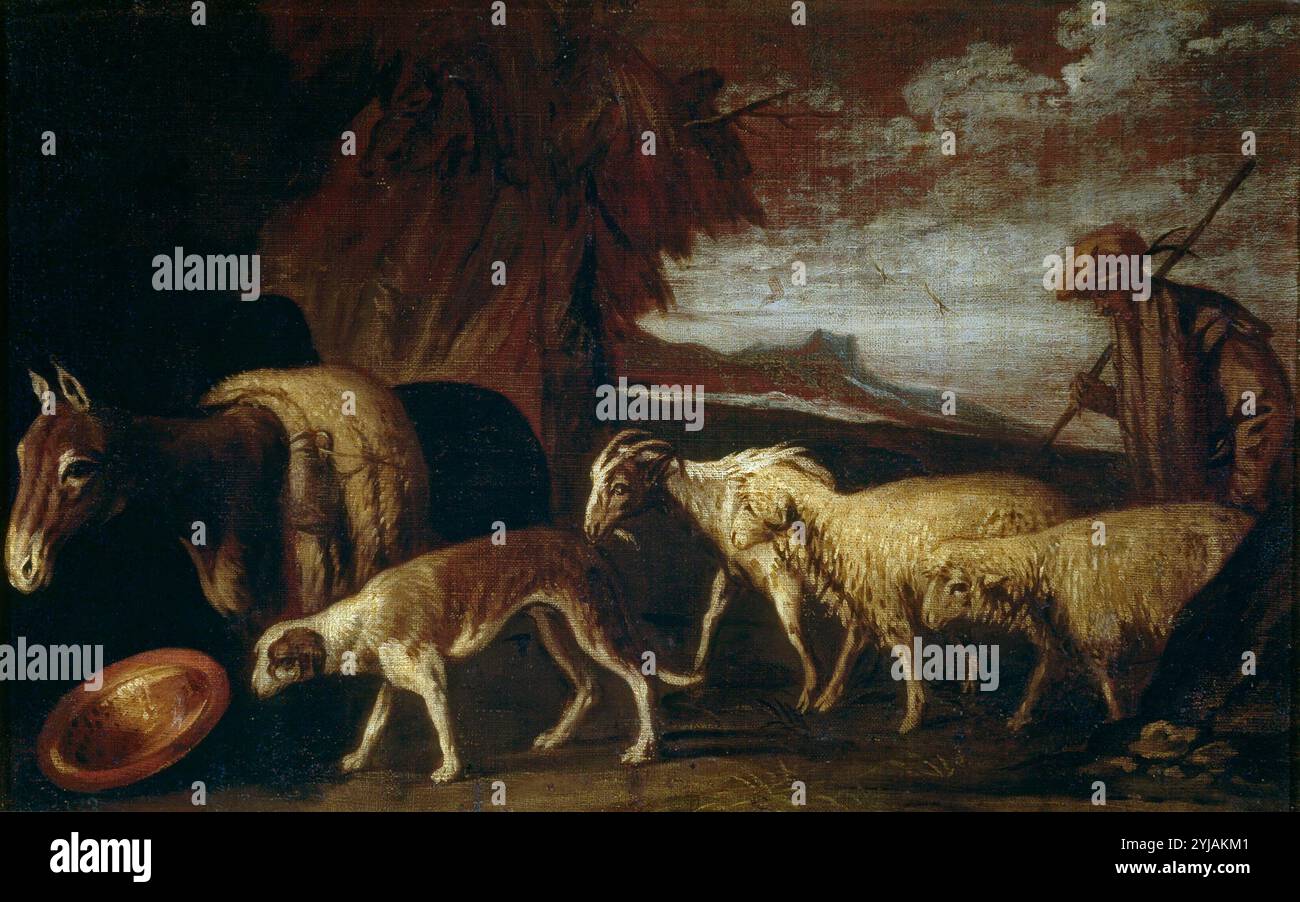 Pedro de Orrente / 'La vuelta al aprisco', First half 17th century ...