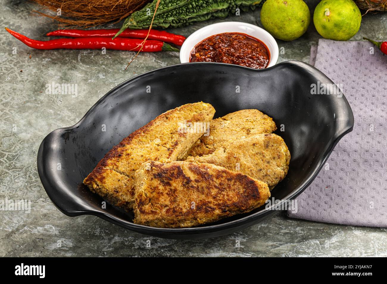 Indian traditional cuisine chiken kebab minced meat Stock Photo - Alamy