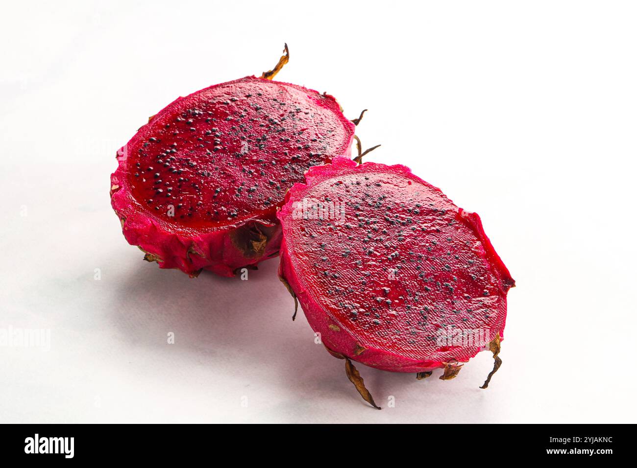Raw sweet red dragon fruit - pitahaya Stock Photo - Alamy