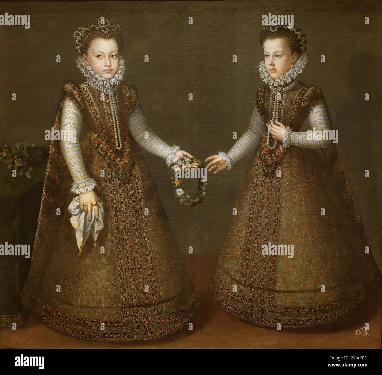 Alonso Sánchez Coello / 'The Infantas Isabel Clara Eugenia and Catalina ...