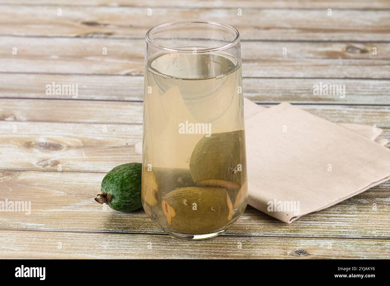 Homemade organic feijoa compote fresh drink Stock Photo - Alamy
