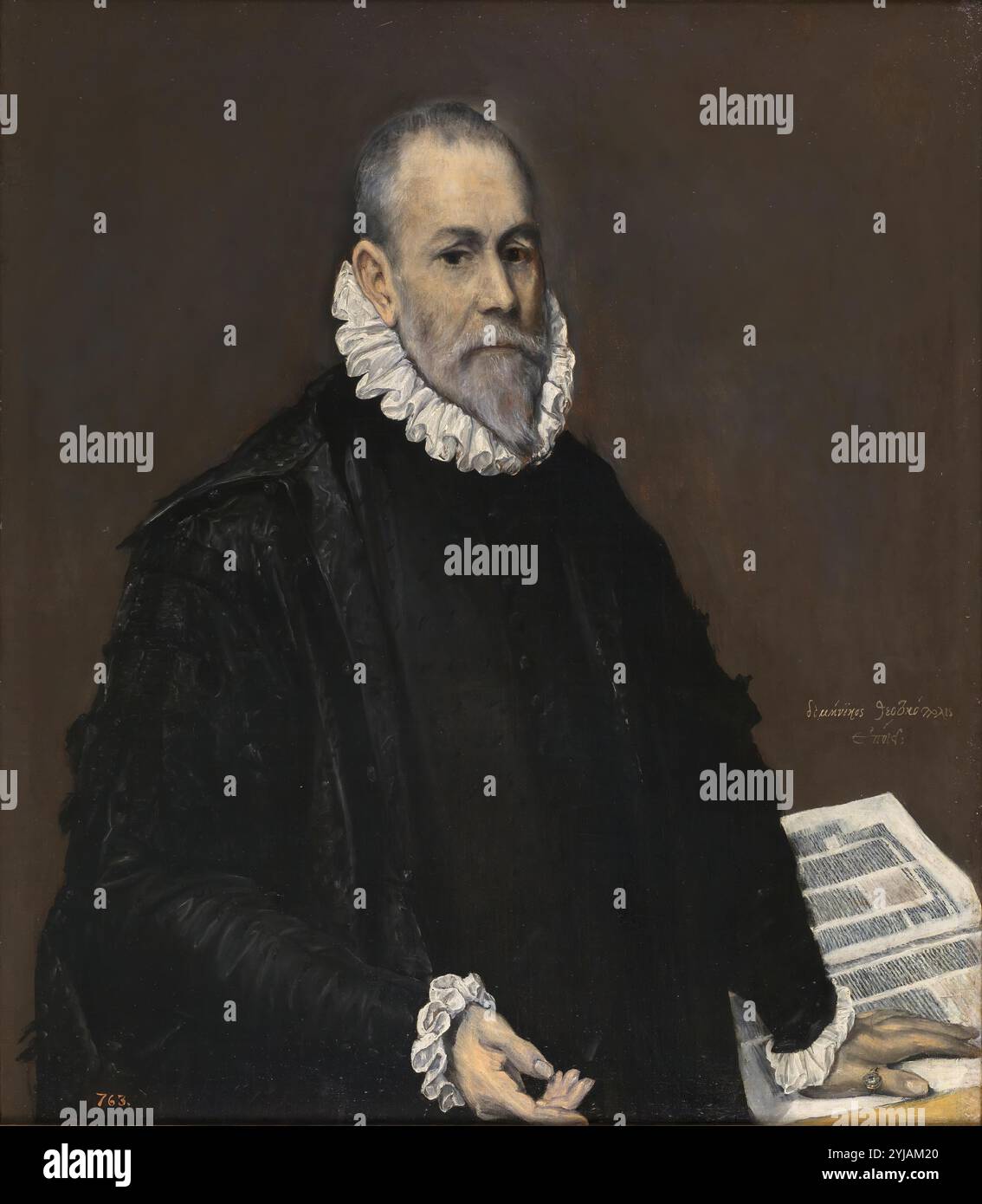El Greco / 'The Doctor', 1582-1585, Spanish School, Oil on canvas, 96 ...