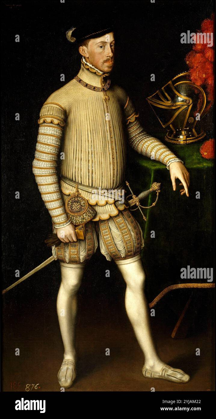 Antonio Moro / 'Maximilian II, Holy Roman Emperor', 1550, Flemish ...