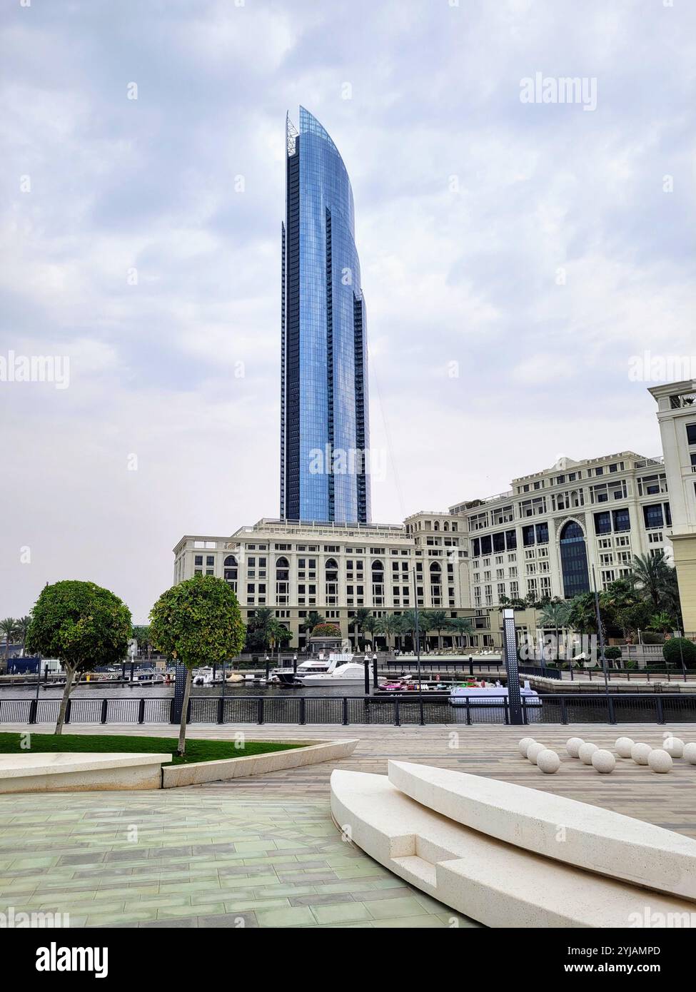 D 1 Tower. skyscraper. Culture Village. Dubai. Jaddaf Waterfront ...