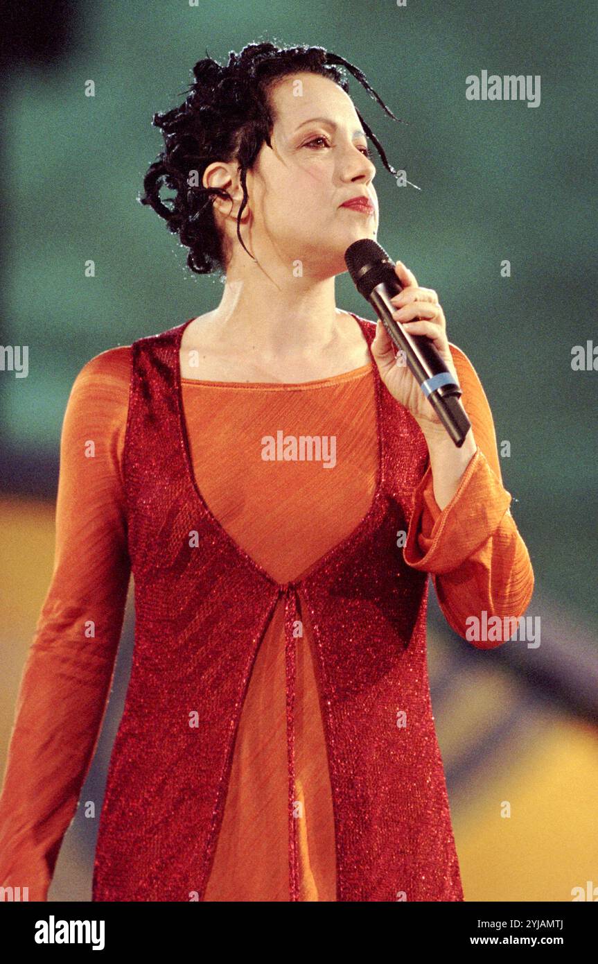 Verona Italy 09/09/1999: Antonella Ruggiero, Italian singer, during the ...