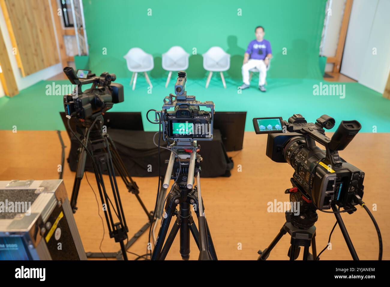 Bangkok, Thailand - 29 Aug 2020, Three SONY video recorders ...