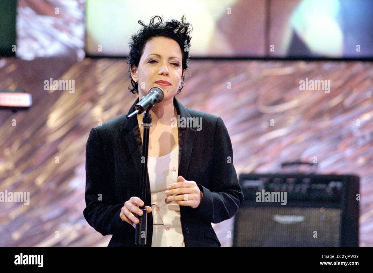 Milan Italy 10/05/1999: Antonella Ruggiero, Italian singer, during the ...