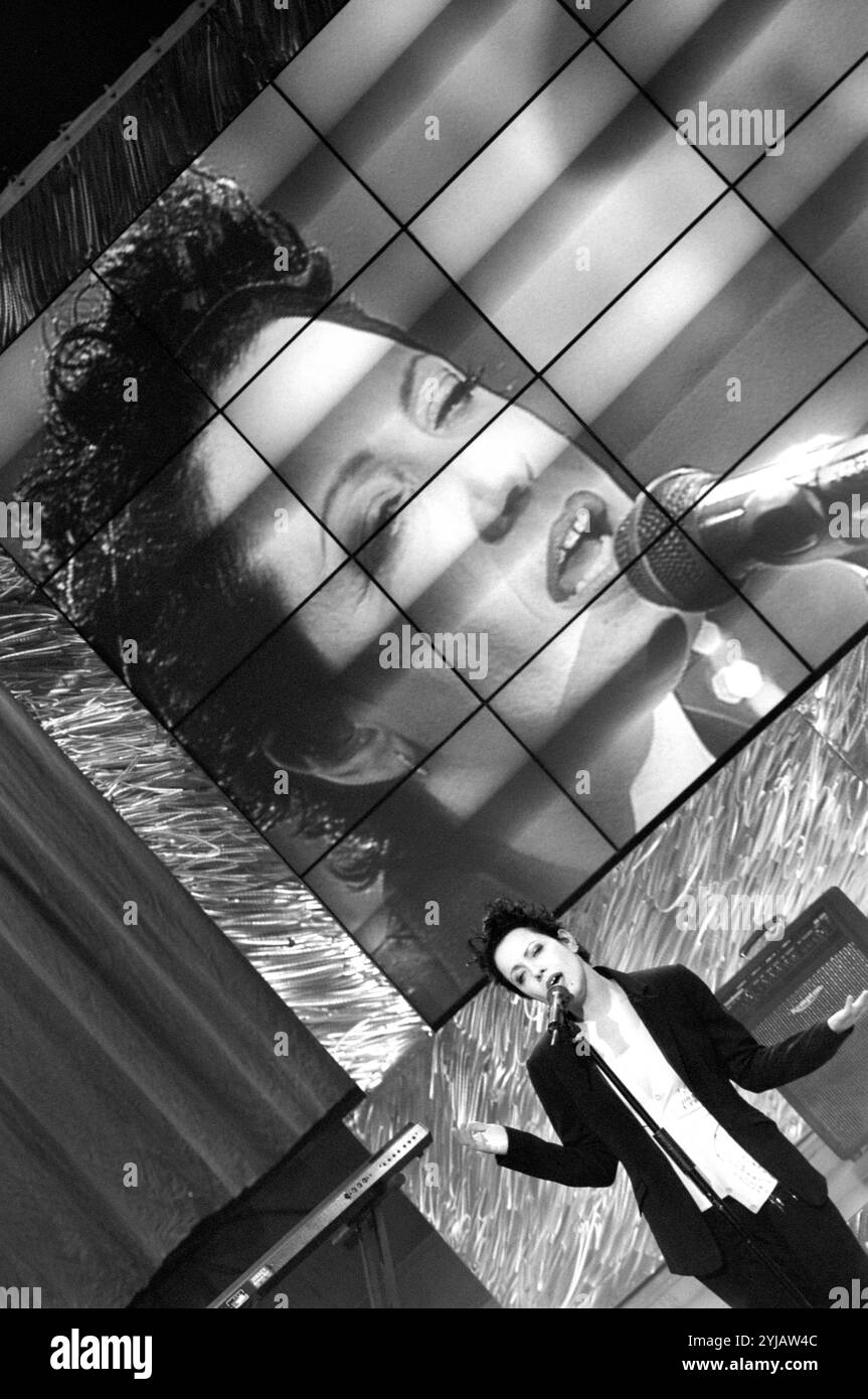 Milan Italy 10/05/1999: Antonella Ruggiero, Italian singer, during the ...