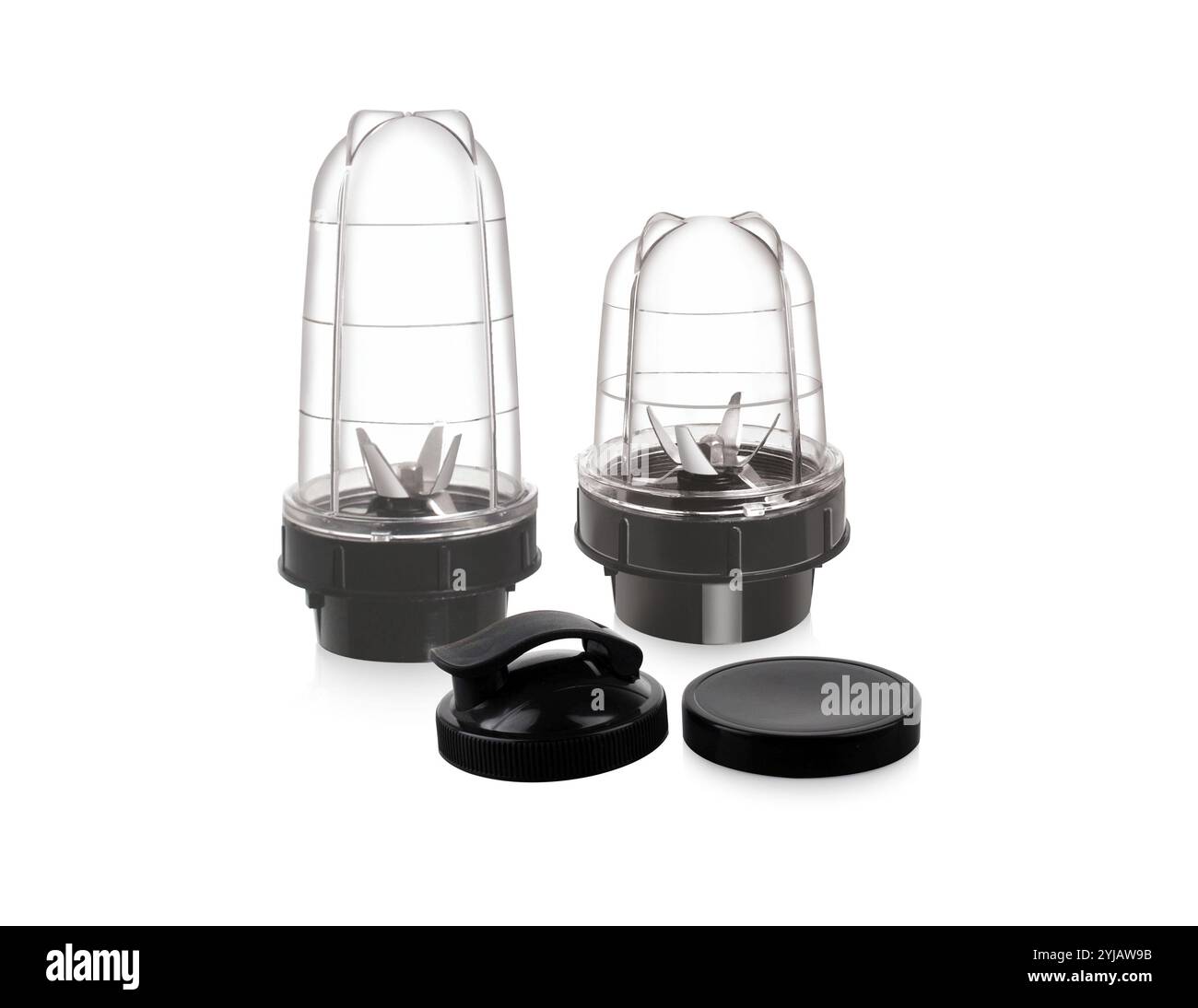 Black Blender Jar isolated on White Background Stock Photo - Alamy