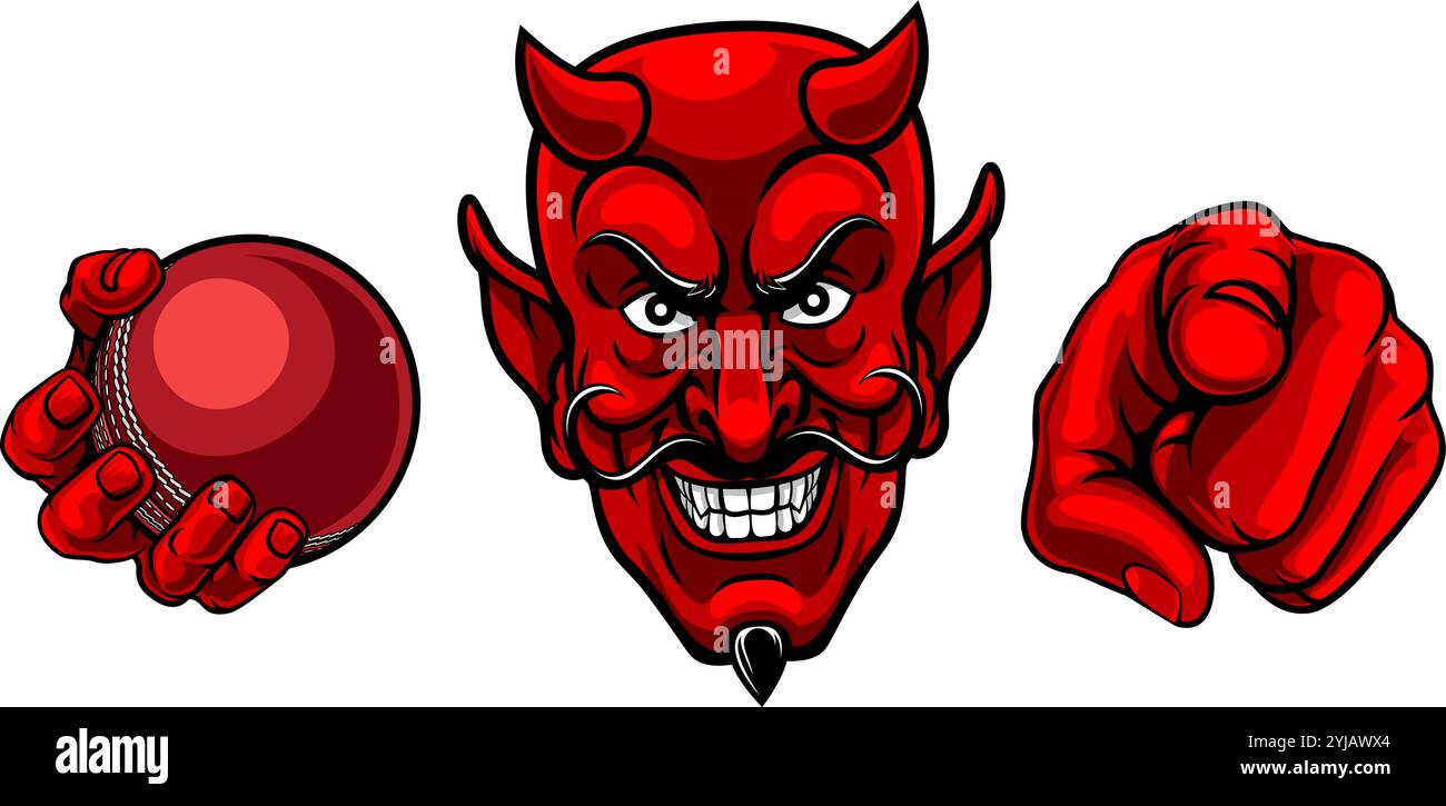 Traditional cricket ball Stock Vector Images - Alamy