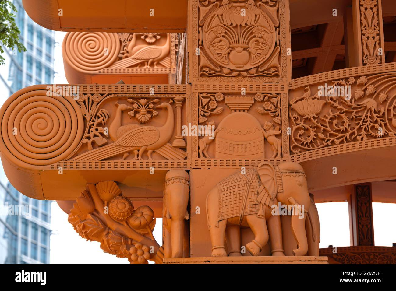 Torana Gate. Brickfields Stock Photo - Alamy