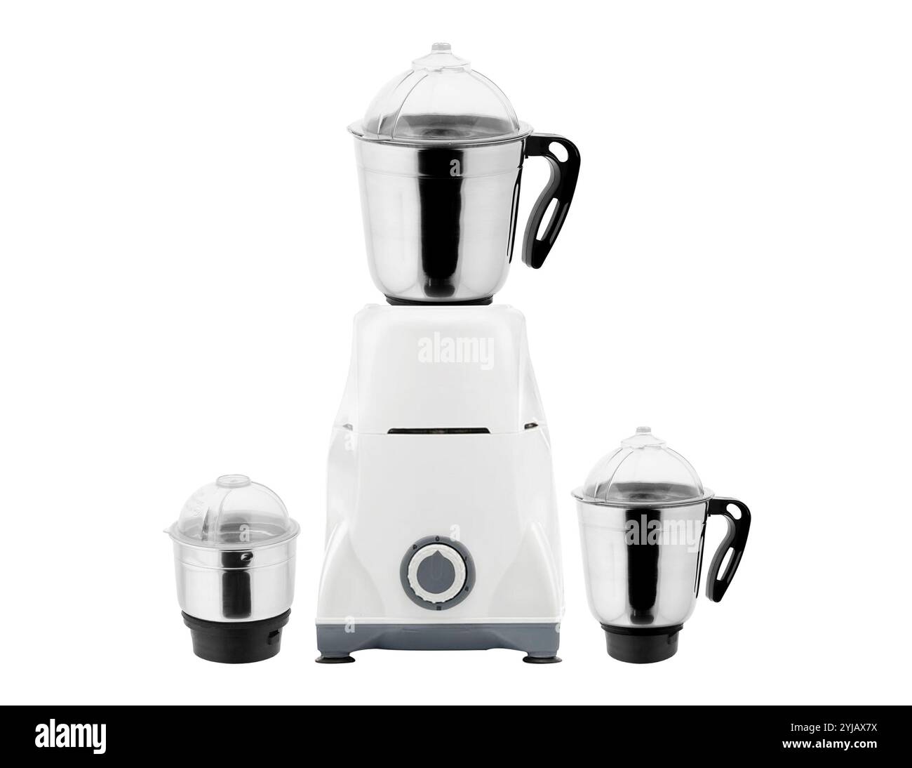 Mixer Grinder 3 Jar White Isolated on White Background Stock Photo - Alamy