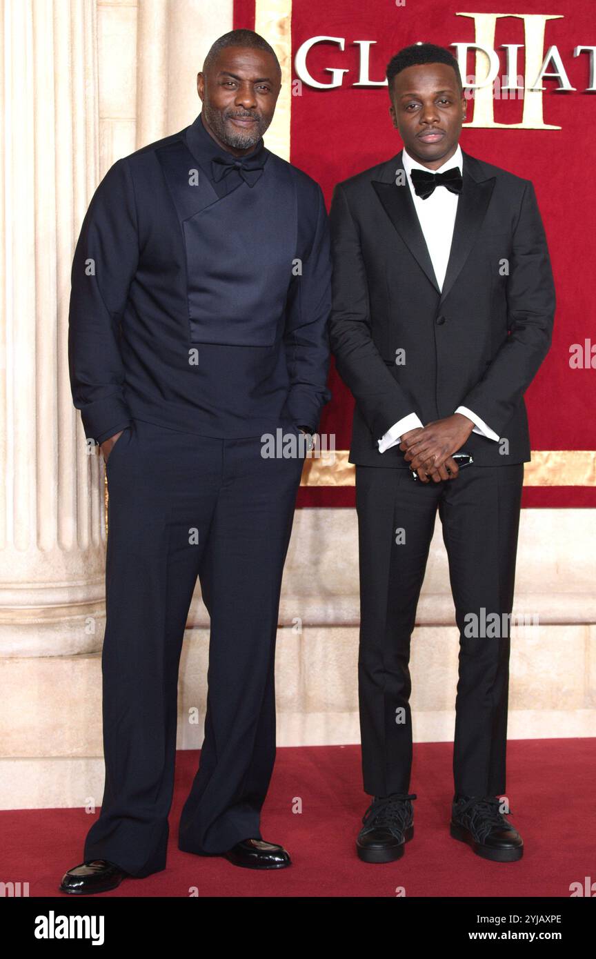 Idris Elba mit Sohn Riaz Foster bei der Weltpremiere des Kinofilms ...