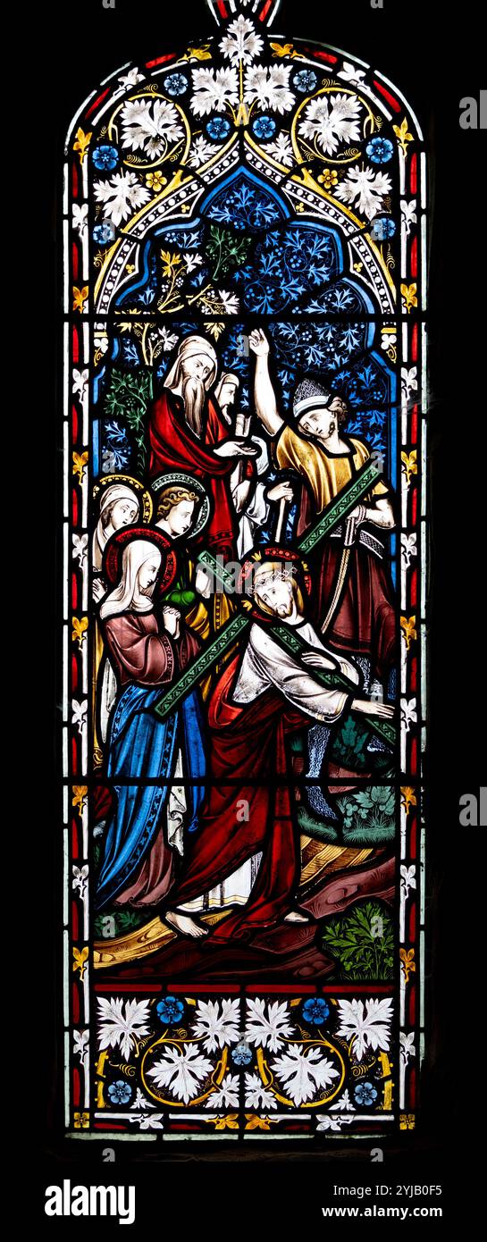Via Dolorosa stained glass, St. Michael’s Church, Ufton, Warwickshire ...