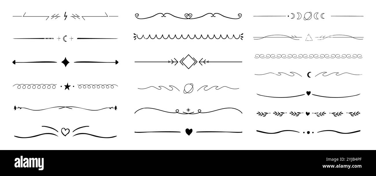 Decorative Line Divider Simple 44,300+ Line Divider Stock