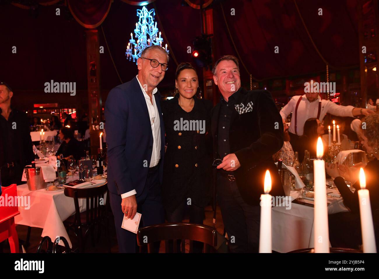 Simone Ballack und Patrick Lindner mit Lebensgefährten Peter Schäfer ...