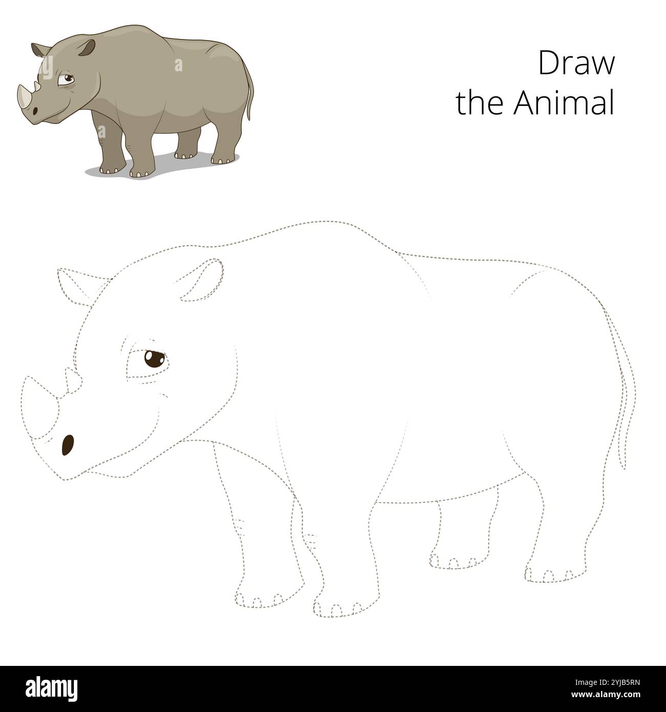 Connect the dots animals Stock Vector Images - Alamy