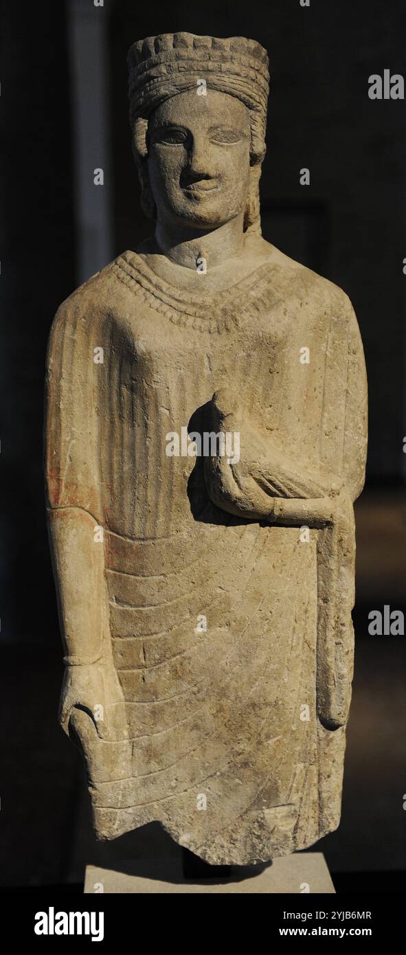 Statue museum interior view sculpture legend myth hi-res stock ...