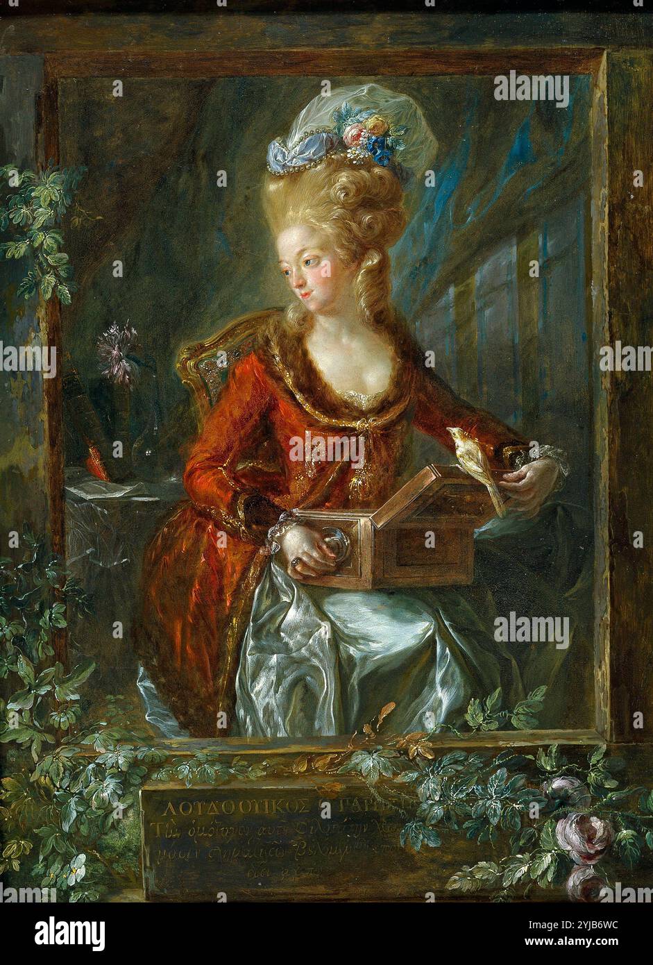 Luis Paret y Alcázar / 'María de las Nieves Micaela Fourdinier, the ...