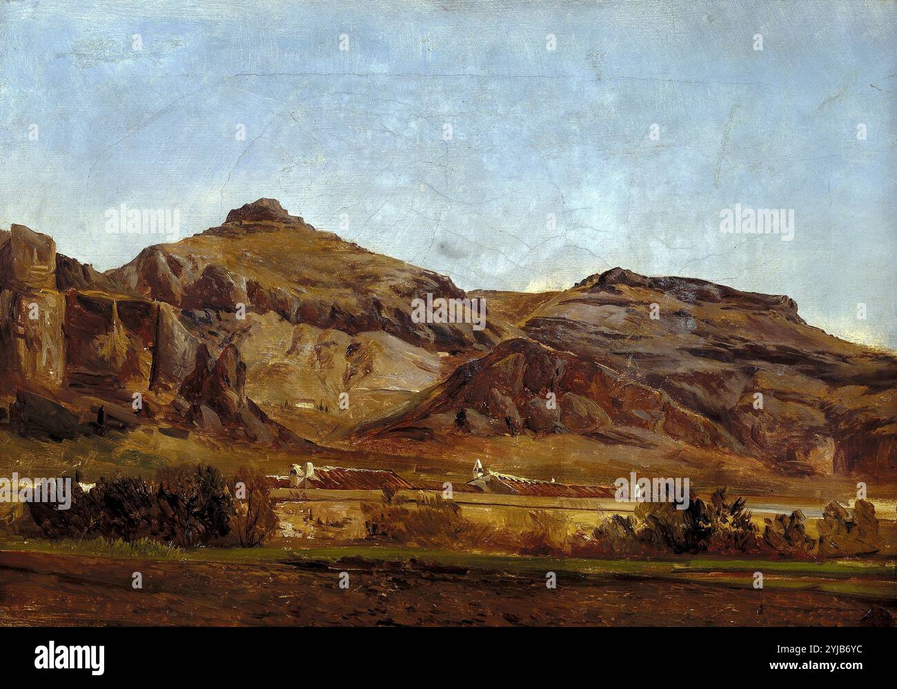 Carlos de Haes / 'Despeñaperros', ca. 1862, Spanish School, Paper, 29 ...