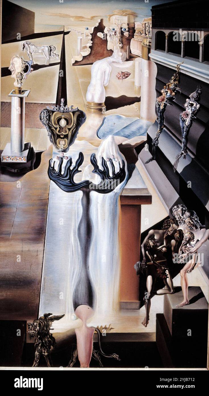 Salvador dali painting invisible hi-res stock photography and images ...