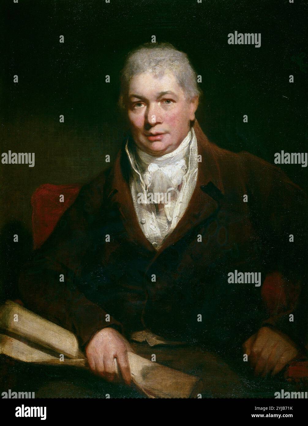 John Opie / 'Portrait of a Gentleman', 18th century, British School ...