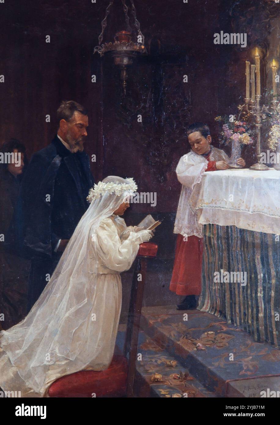 Pablo Picasso / 'The First communion', 1896, Oil on canvas, 166 x 118 ...