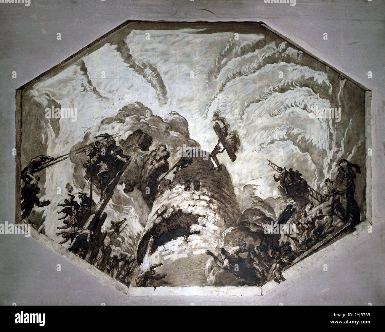 SERT , JOSE MARIA. PINTOR ESPAÑOL. BARCELONA 1874 - 1945. " DEFENSA ...