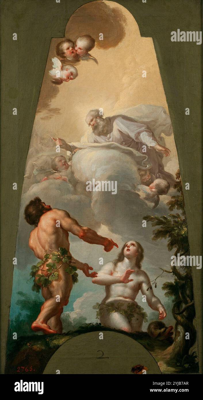 Francisco Bayeu y Subías / 'Adán y Eva reconvenidos por su pecado ...