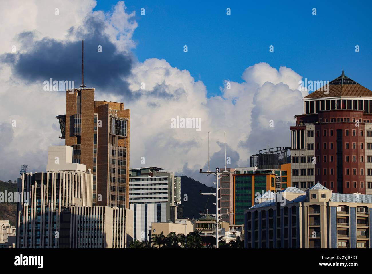 Mauritius port louis financial district hi-res stock photography and ...
