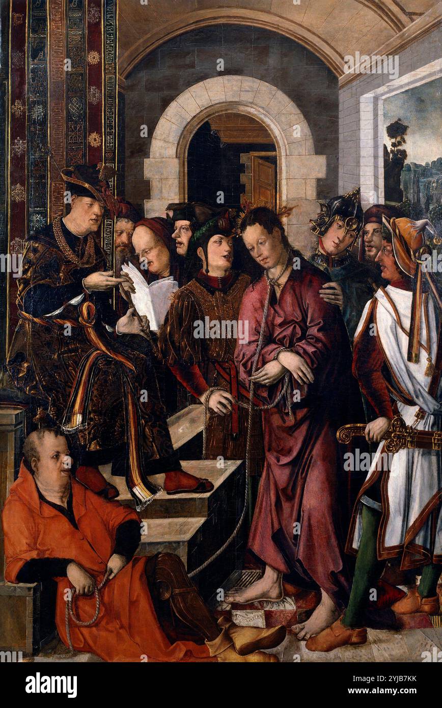 Francisco de Osona; Rodrigo de Osona / 'Christ before Pontius Pilate ...